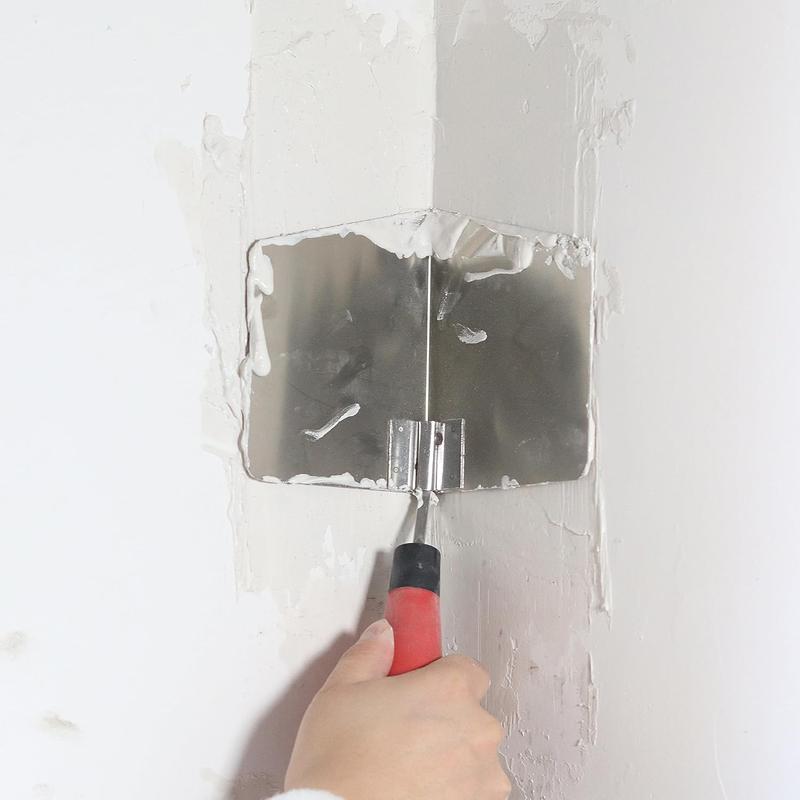 Drywall Corner Trowel 2 count, 4-1/2'' Inside & Outside Stainless Steel ...