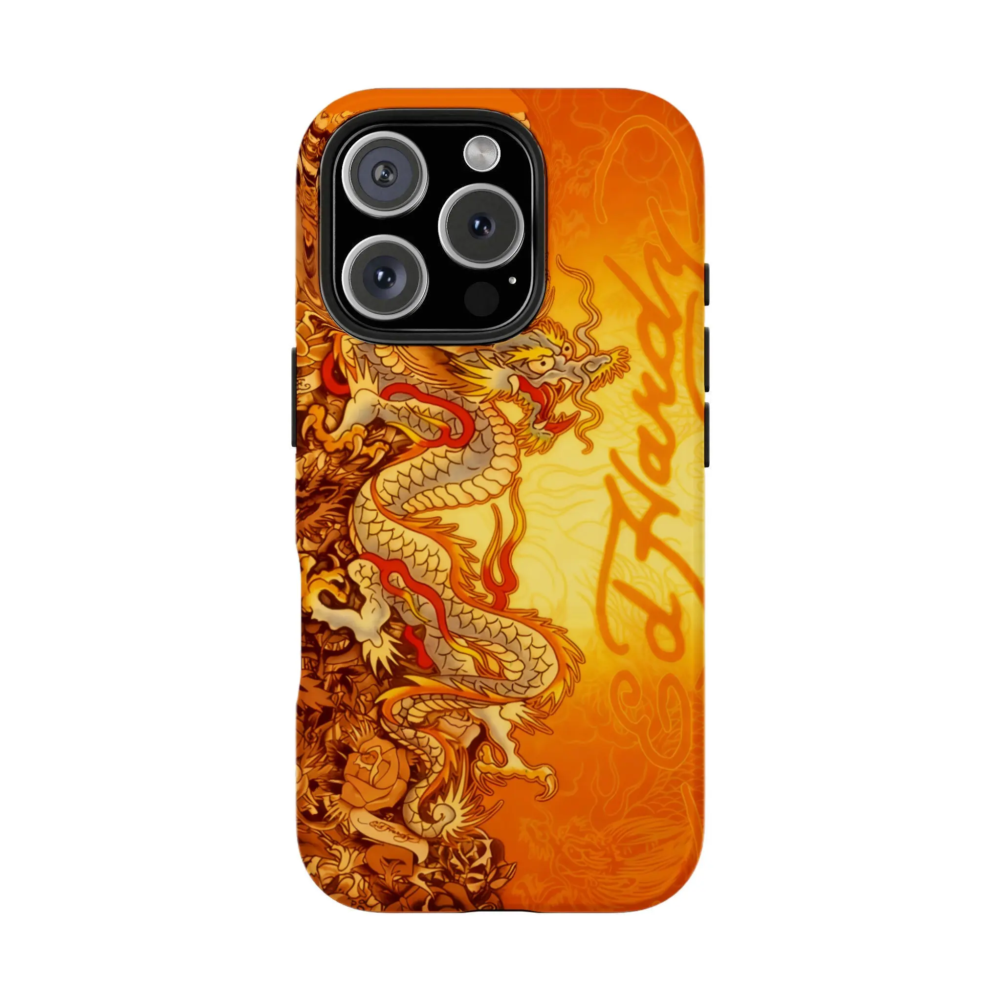 Vintage Dragon Skull Leopard Tattoo iPhone Case Aesthetic Y2k Trendy ...