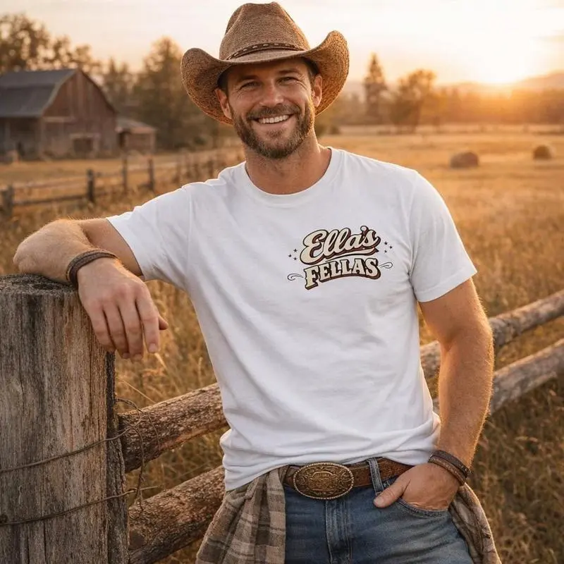 Ellas Fellas Tee, Fan Merch, Vintage 90s Country Music T-Shirt - TikTok ...