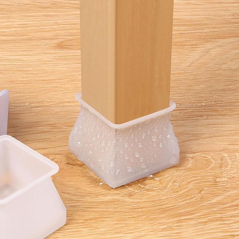 Chair Leg Cover, 16pcs Silicone Anti Slip Table Leg Pad, Chair Foot ...