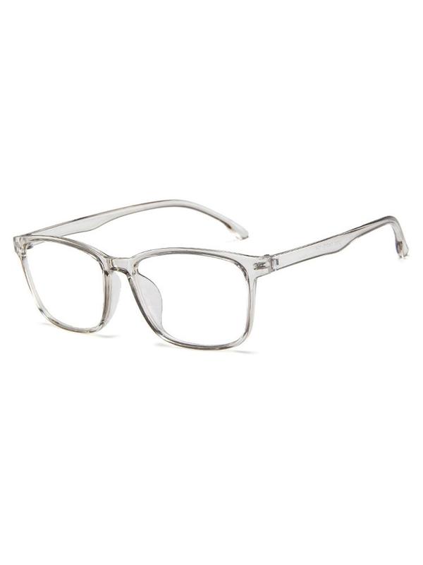 Simple Anti-blue Eyeglasses, Stylish Trendy Eyewear, Basic Flat Frame ...