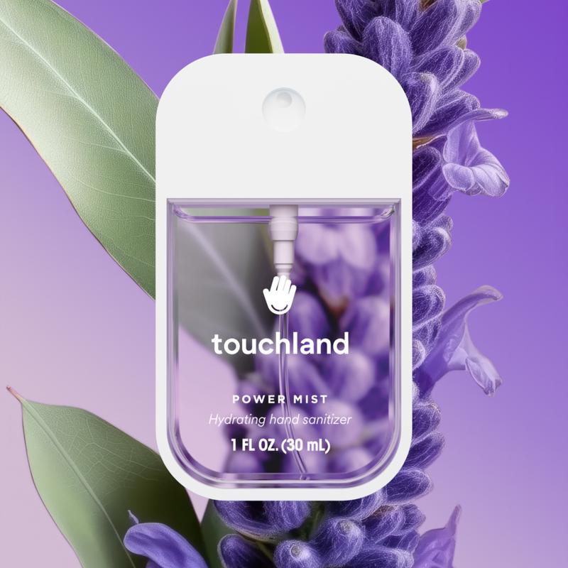 Touchland Pure Lavender Power Mist Hand Sanitizer, Fresh, Hydrating ...