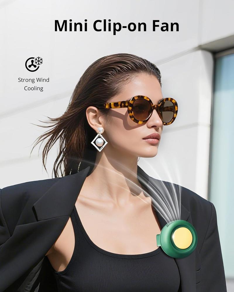 [XmasGifts]Small Clip Fan, Portable Silent Mini Bladeless Fan Clip On ...