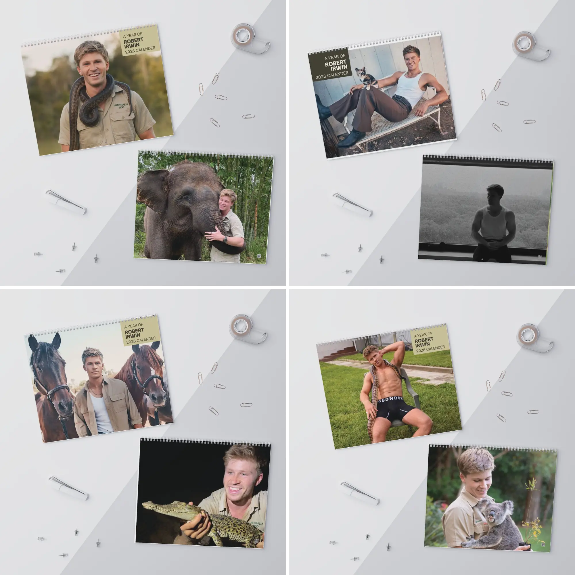 (Colection) Robert Irwin 2026 Calendar - Robert Irwin Wildlife ...