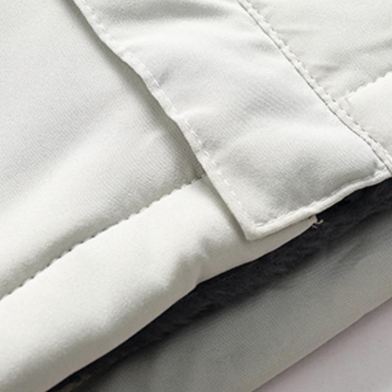 Men's Winter Fleece Lined Thick Cotton Jacket Windproof Water Resistant ...