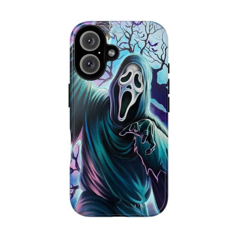 Scary Ghostface Scream Horror Cover, Halloween Phone Case For iPhone 17 ...