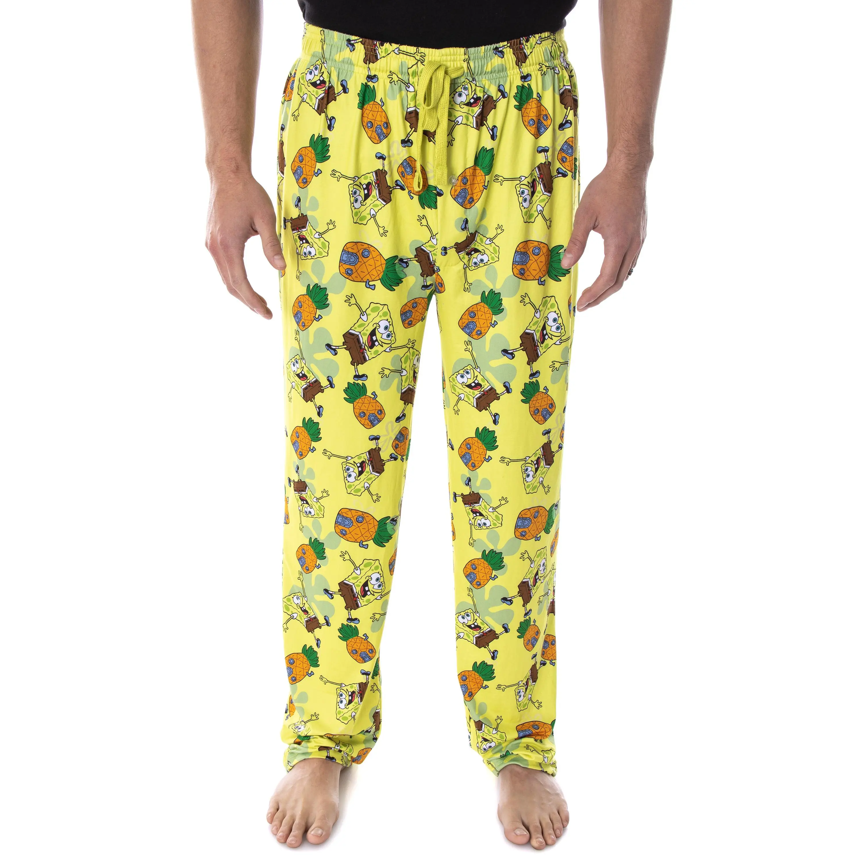 SpongeBob SquarePants Men's Pineapple House Adult Loungewear Sleep ...