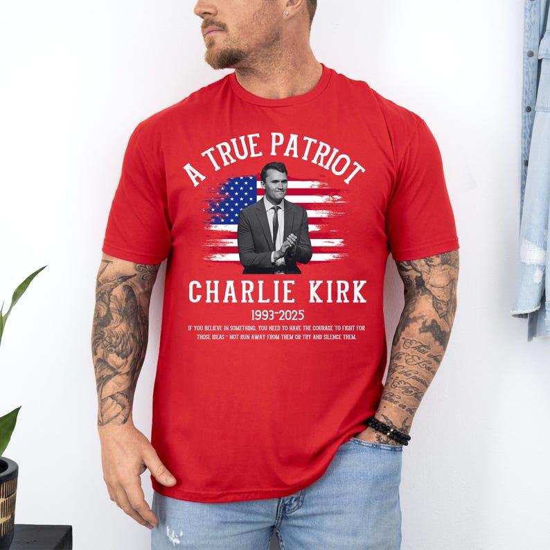 Justice for Charlie Kirk Shirt for Men for Women Classic Casual ...
