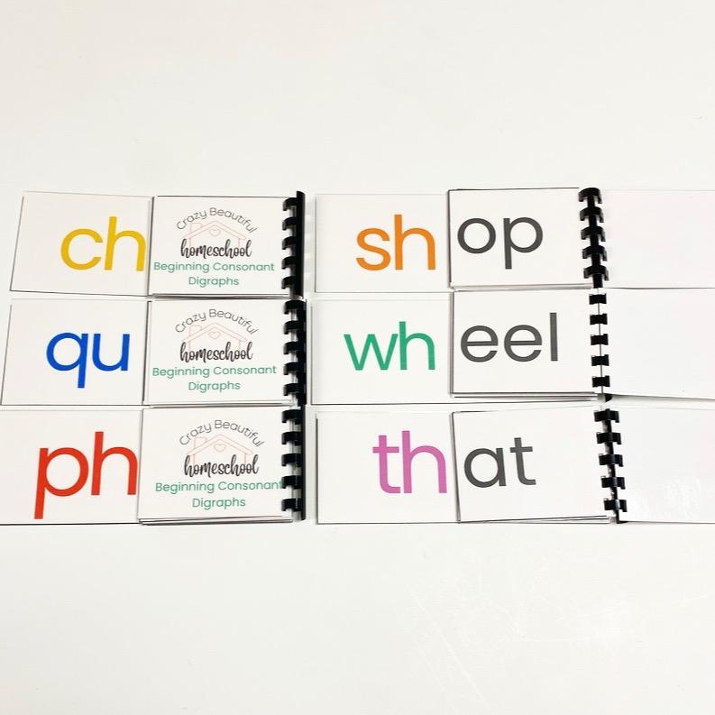 Consonant Digraph beginning flip activity books - TikTok Shop