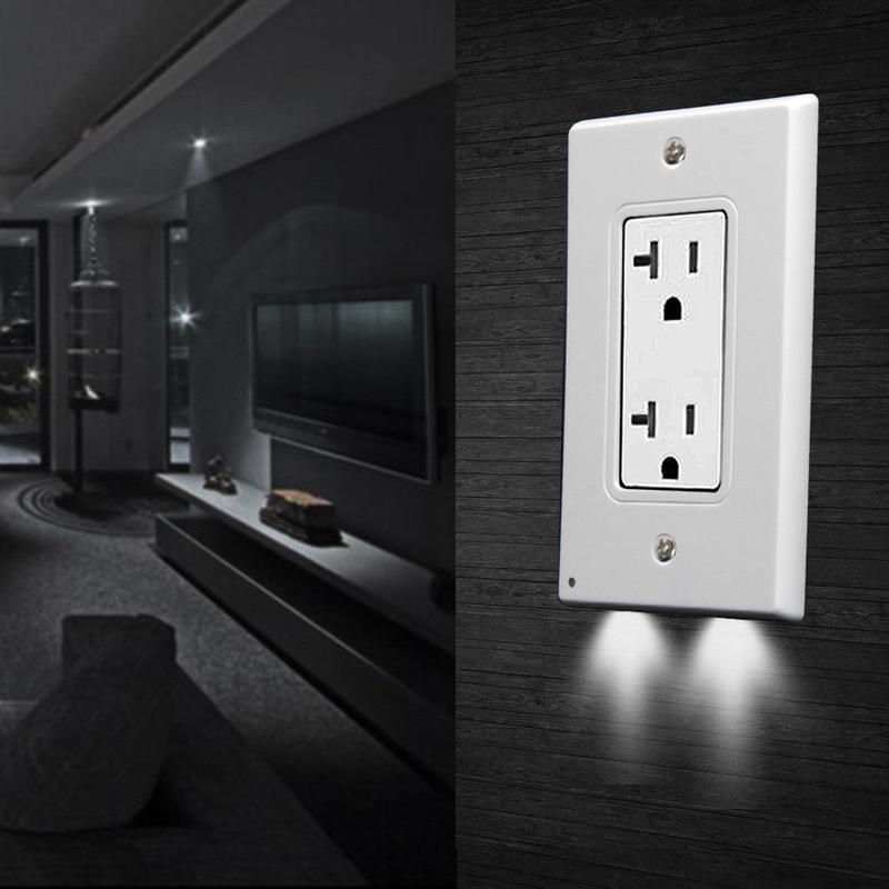 5-Pack Outlet Cover with Built-In LED Night Light - TikTok Shop ...