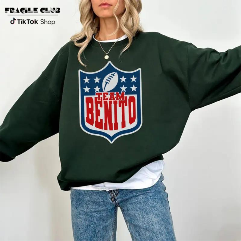Vintage Team Benito Football Logo Sweatshirt Tshirt Hoodie, Retro ...