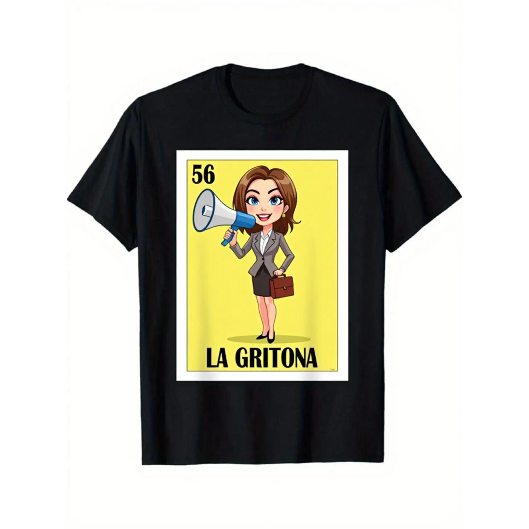 Women's La Gritona Mexican-Themed Graphic Shortsleeve Tshirt - Bold ...