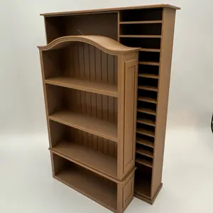 Mini Bookcase with Plain Mini Books book nook - TikTok Shop