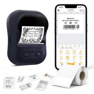 Upgraded Version Mini Label Maker Machine with Tape, Portable Bluetooth ...