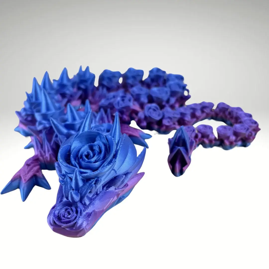 Cinderwing3D 3D-Designed Rose Dragon Articulating Joints Fidget Toy 29 ...