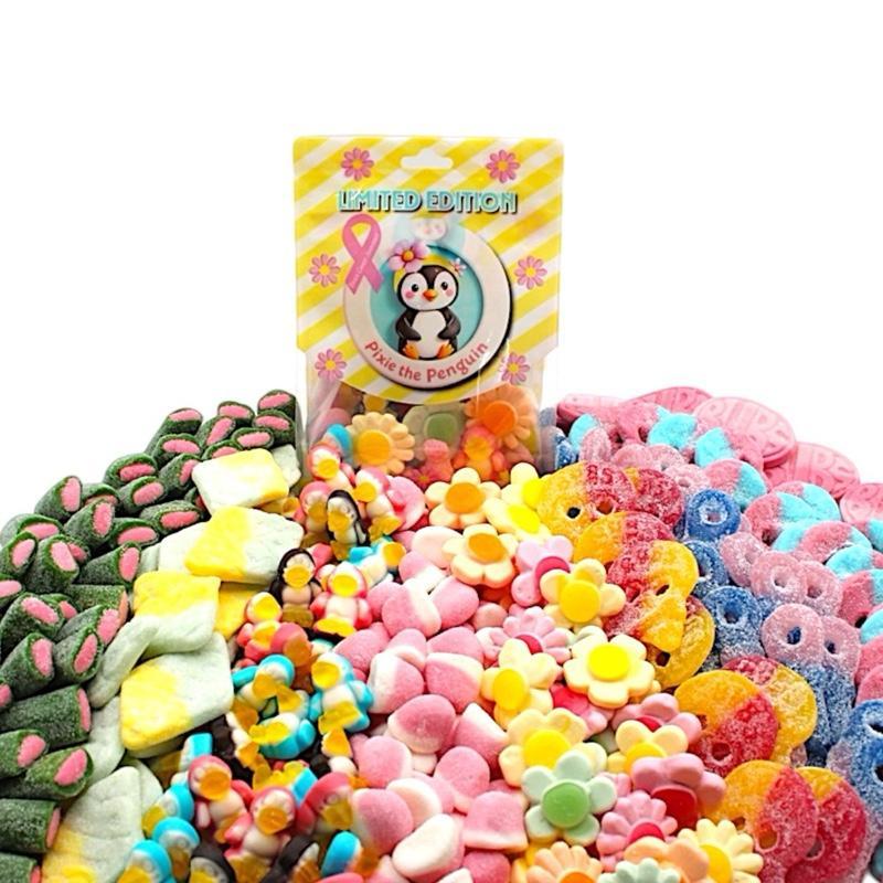 Pixie The Penguins Candy Shop Presents 1 Pound of The Playful Garden Mixie with Happy Flowers ...