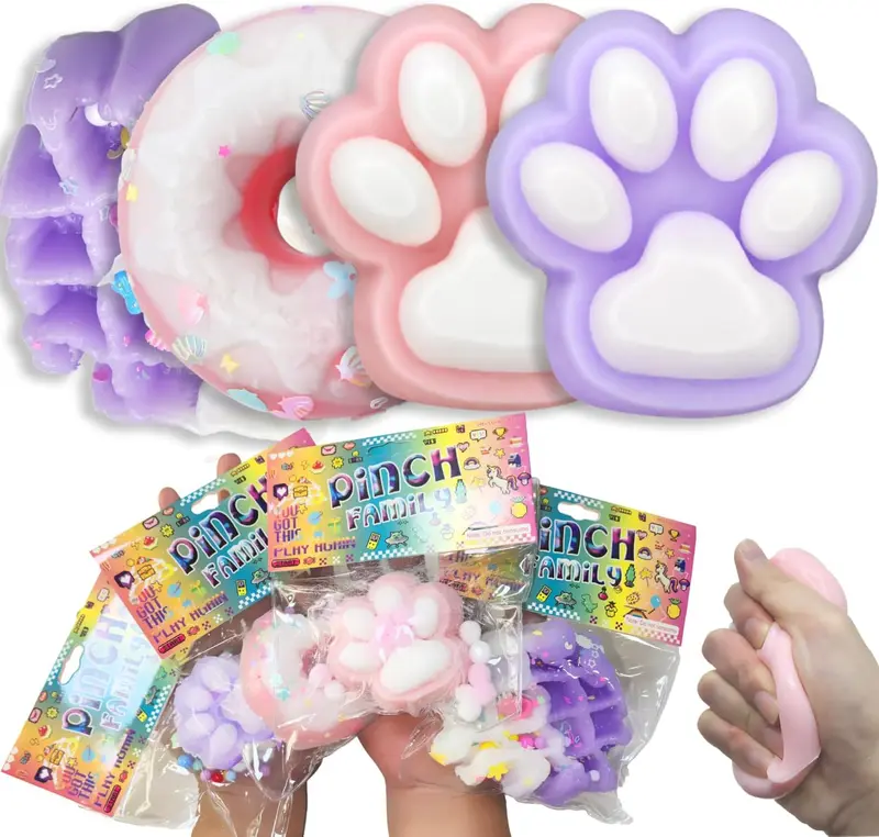 rainbow cat paw taba squishy - TikTok Shop