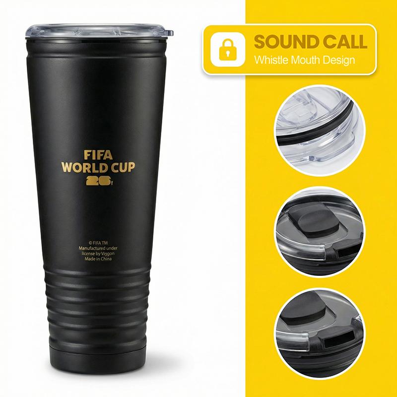 [FIFA World Cup 2026] “Cheer Cup” 24-ounce insulated tumbler, featuring ...