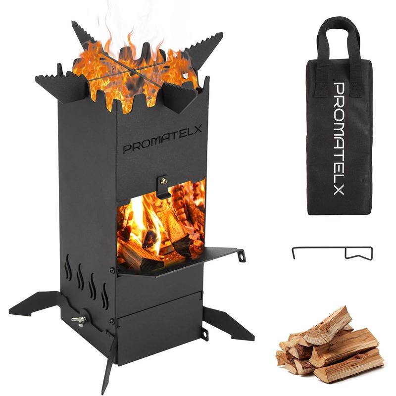 Portable Rocket Stove, Wood-Burning Stove & Backpacking Stove ...