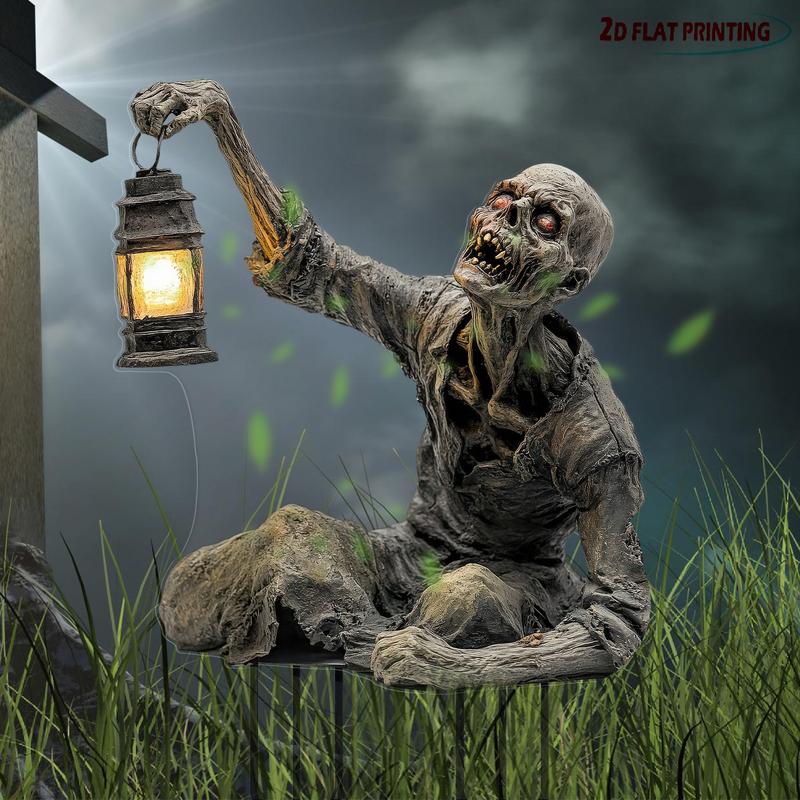 VIRAL Halloween Zombie Apocalypse Stake Gothic Garden Sun Catcher ...