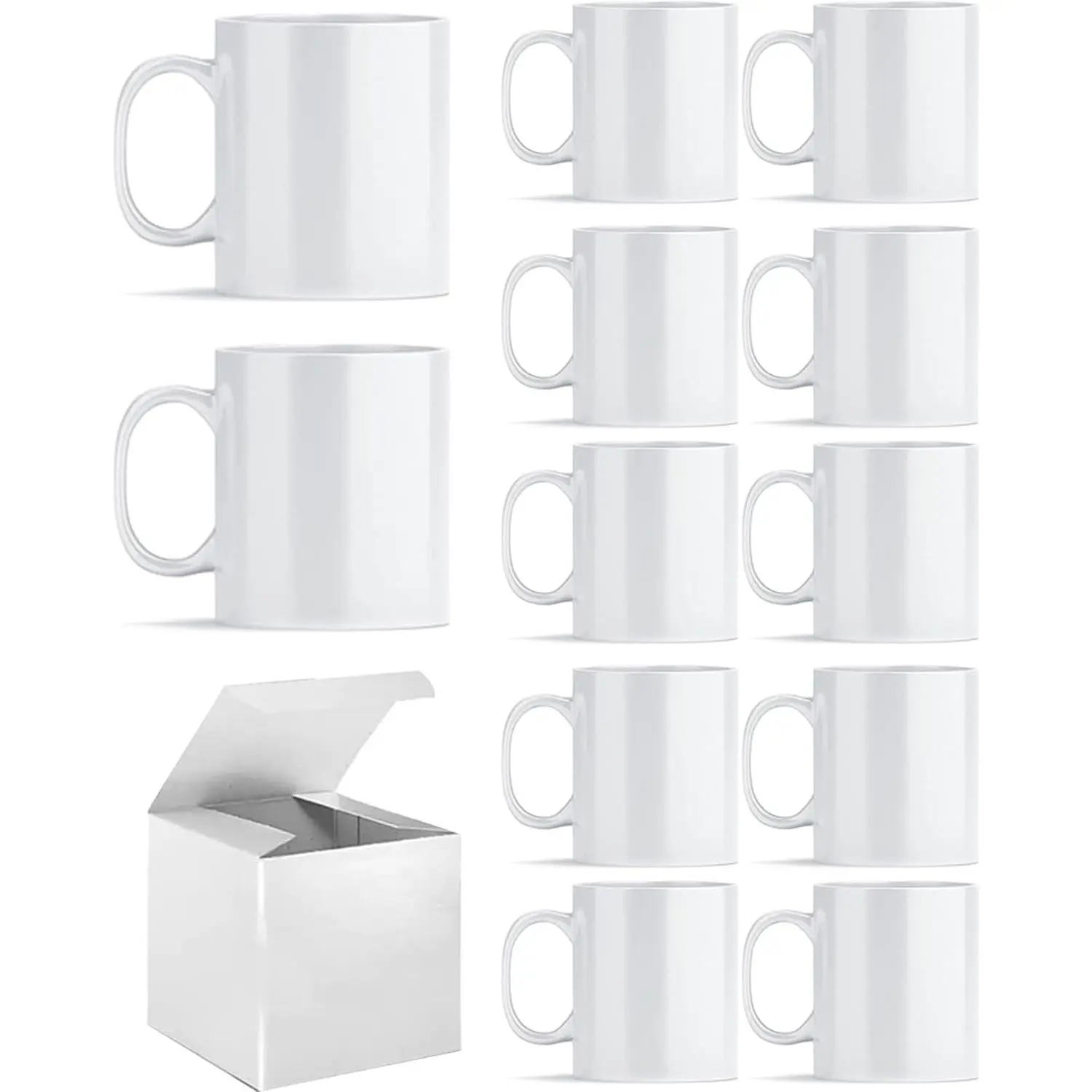 Sublimation Mugs, Sublimation White Coffee Mugs Tazas Para Sublimacion ...