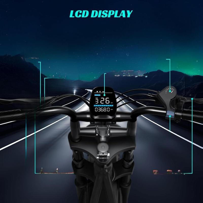 TST Electric Bike for Adults 1500W Peak Power 20" Fat Tire All-Terrain ...