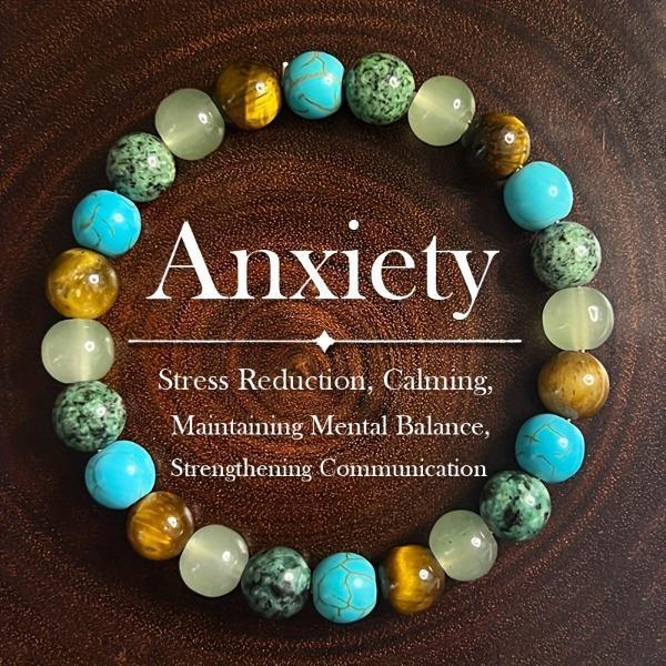 Anxiety Relief Bracelet - Crystal Stress Relief Jewelry, Mindful ...