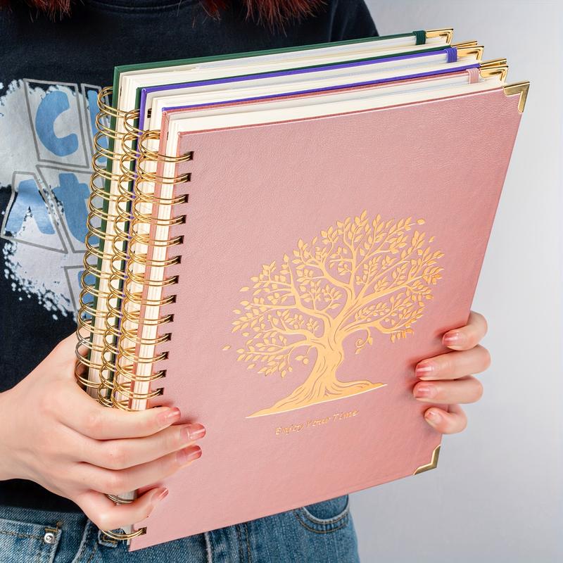 A4 Spiral Journal Notebook - 8.5x11 Large College Ruled Notebook with ...