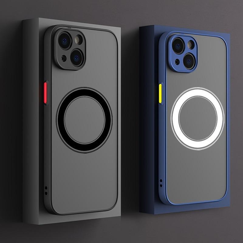 Magnetic Wireless Charging Unique Phone Cases, PC Material Shockproof ...