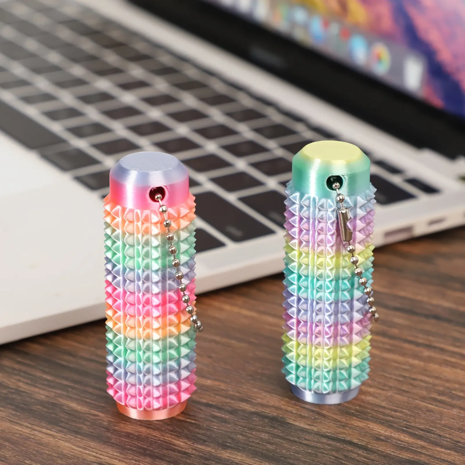 Pain Stim Pain Stimming Fidget Keychain Unicorn Spiky Grippie Stim ...