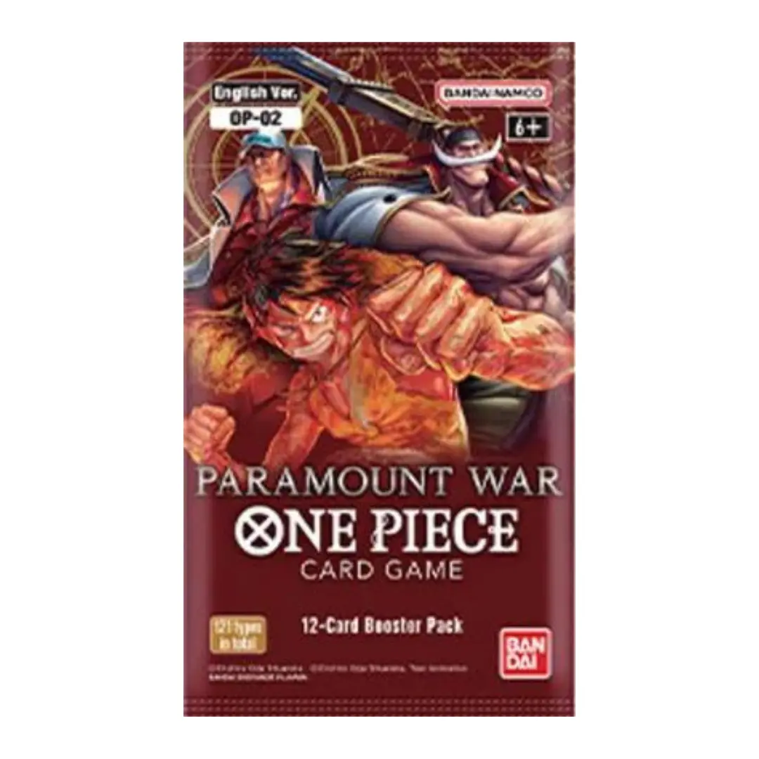 One Piece OP-02 Paramount War single Booster Pack - TikTok Shop