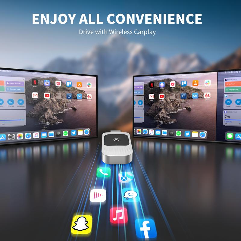 【TikTokShopBlackFriday】 New CarPlay 2026 Wireless Adapter for iPhone ...