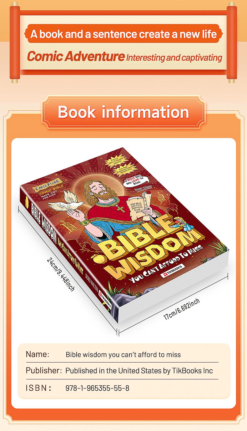 Children's comic Bible books, specially made for children. You can't ...