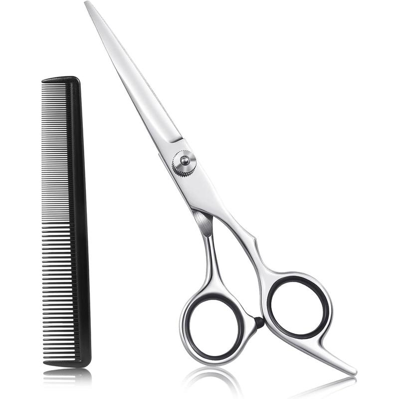 Hair Cutting Scissors, 6.5" Stainless Steel Barber Haircut Shears for ...