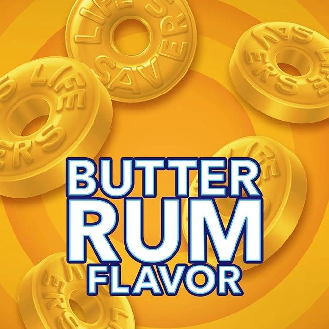 LIFE SAVERS Hard Candy - Butter Rum, Candy Bulk Individually Wrapped ...