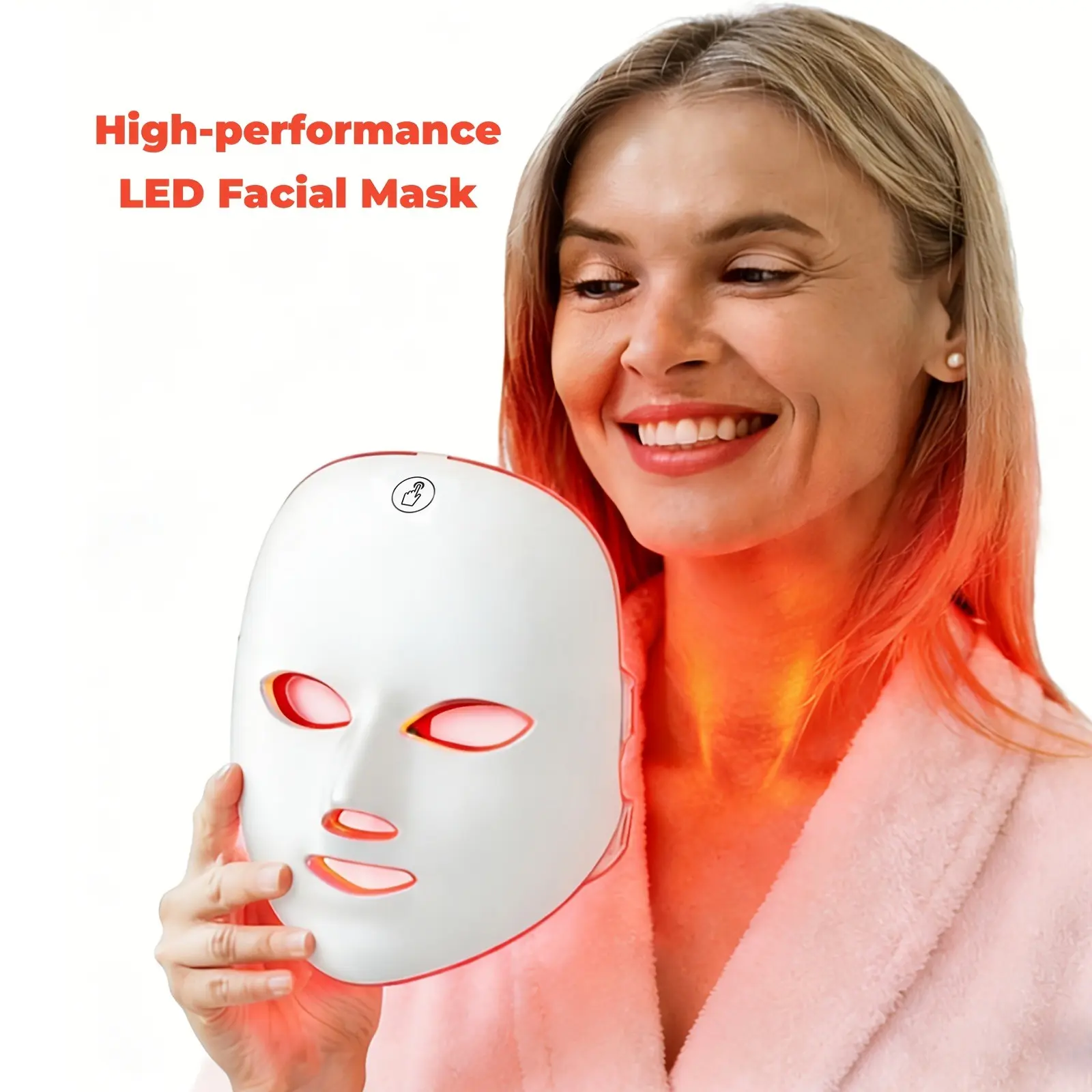 2027 New LED Facial Skincare Mask, Seven Color LED Beauty Instrument ...