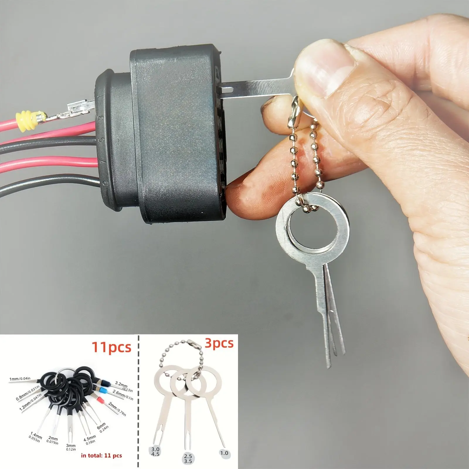 Automotive Electrical Wiring Crimp Connectors Pin Extractor Kit ...