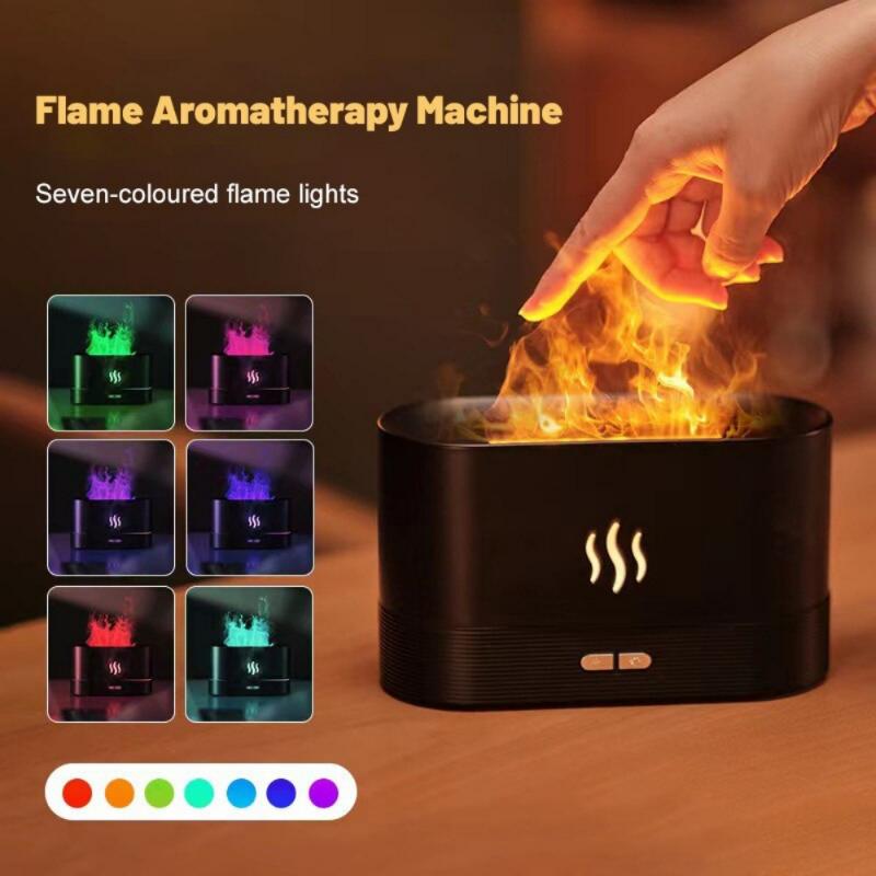 New colorful flame aromatherapy machine usb small appliances fragrance ...