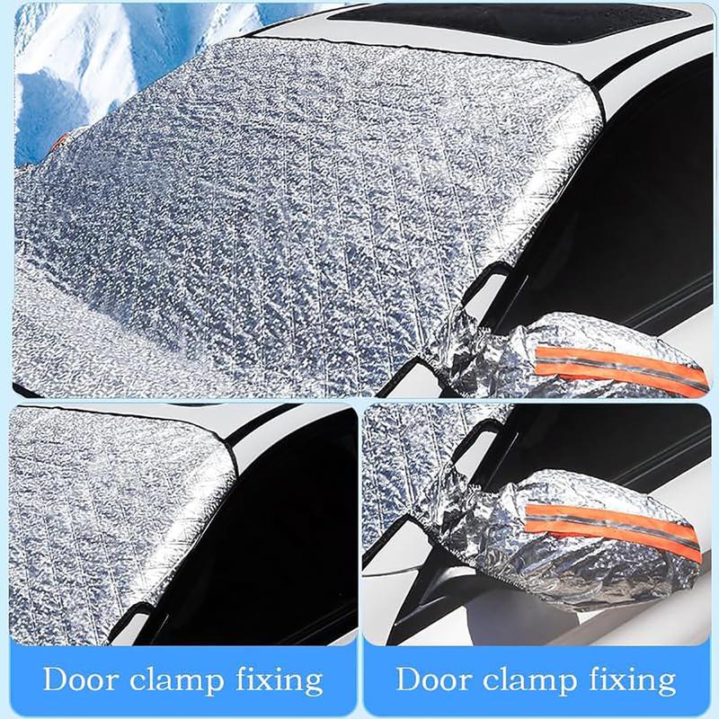 Car Windshield Snow Cover Sun Shade Winter Dust Rain Ice Frost Guard ...