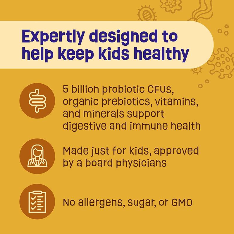 Physician's Choice Kids Probiotic | Daily Digestive Health & Immune Support