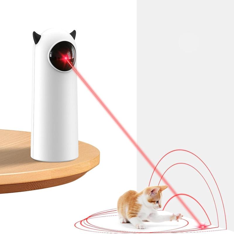 Automatic Cat Laser Toy, 1 Count Cat Interactive Toy, Adjustable Angle ...