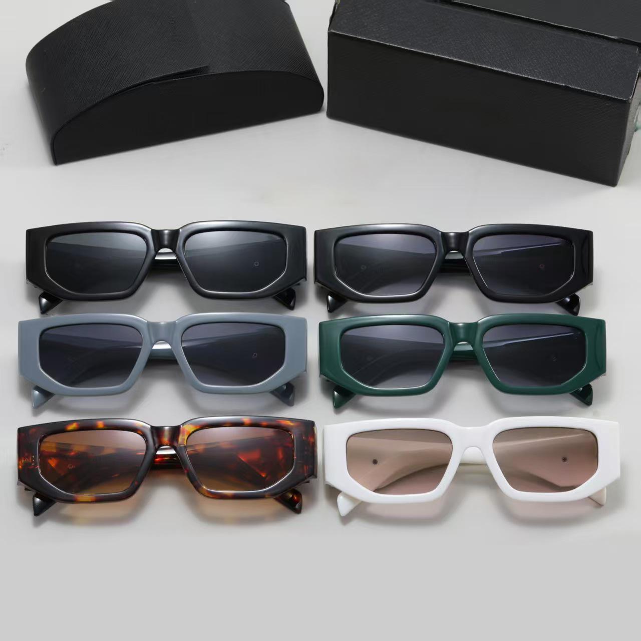 Women's Retro Thick Square Sunglasses - Men's Trendy Wide-Frame Y2K ...