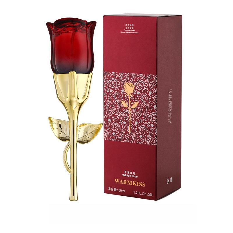 Midnight Rose Perfume for Women 50ml, Long Lasting Rose & Amber Eau de ...