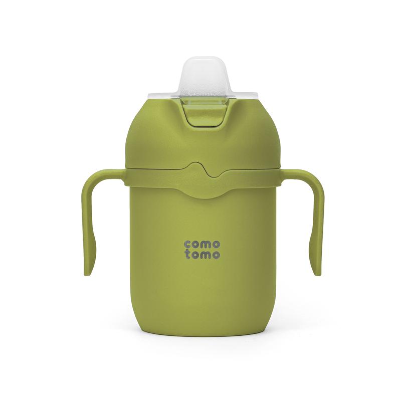 Comotomo Toddler Tumbler 8oz Insulated Sippy Cup with Silicone Straw ...