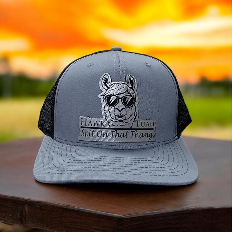 Hawk Tuah Spit On That Thang Snapback Trucker Hat Patch Hat One Size ...