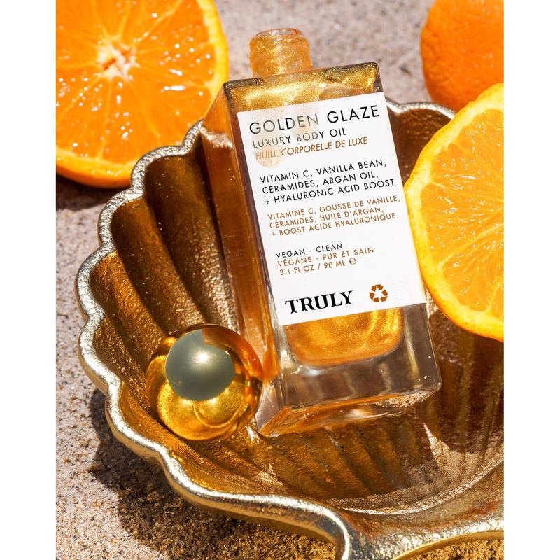 Golden Glaze Brightening Body Shimmer Oil – Targeted Dark Spot ...