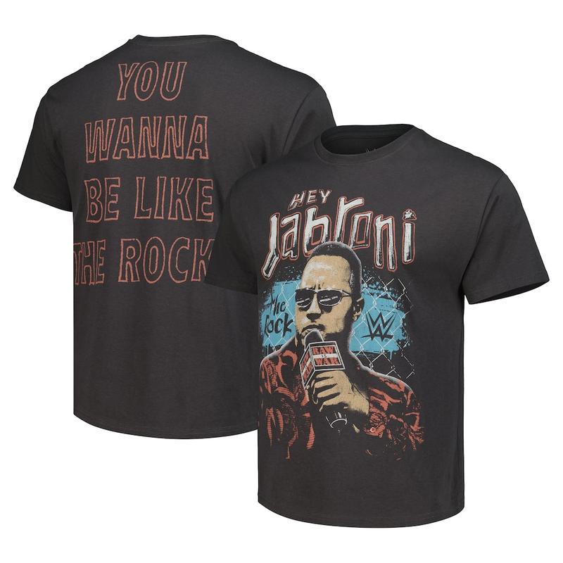 Goodie Two Sleeves Black The Rock Hey Jabroni T-Shirt, Trendy Wrestling ...