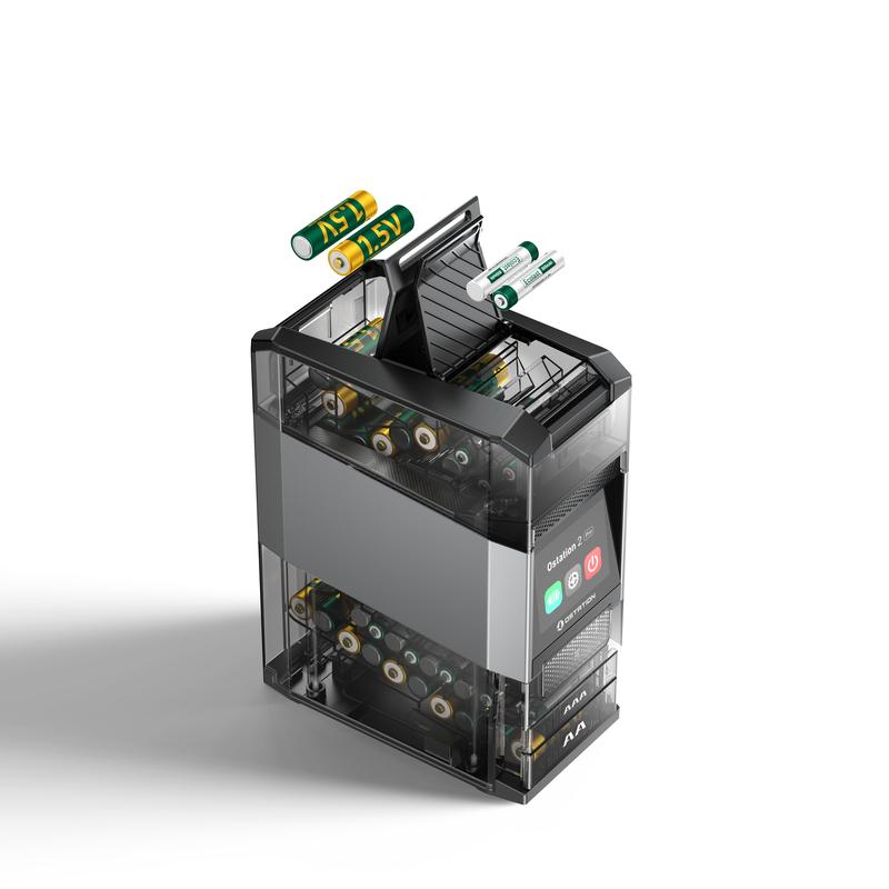 Ostation 2 Pro Smart 3-in-1 Battery Charger for AA, AAA NiMH & 1.5V ...