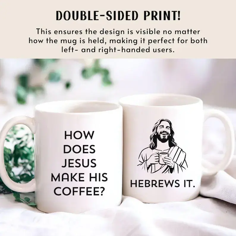 Funny Christian Mug Funny Christian Gift For Men Women Funny Jesus Mug ...