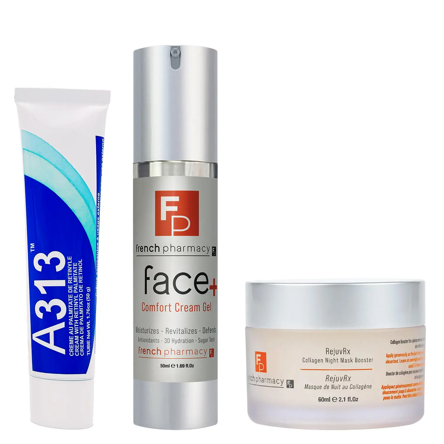 Ultimate French Skincare Trio For Hydration: A313 Vitamin A Pommade ...